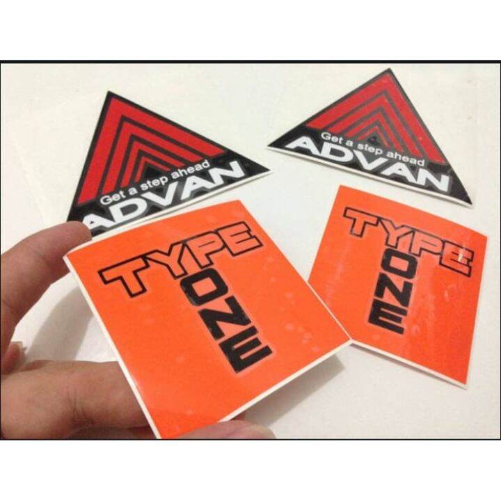 Sticker ADVAN Civic Honda Myvi Mira Axia Evo Perodua Proton ek eg gk ge ...