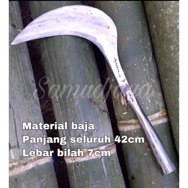 sabit rumput sabit pengaritan bahan asli baja per | Lazada Indonesia
