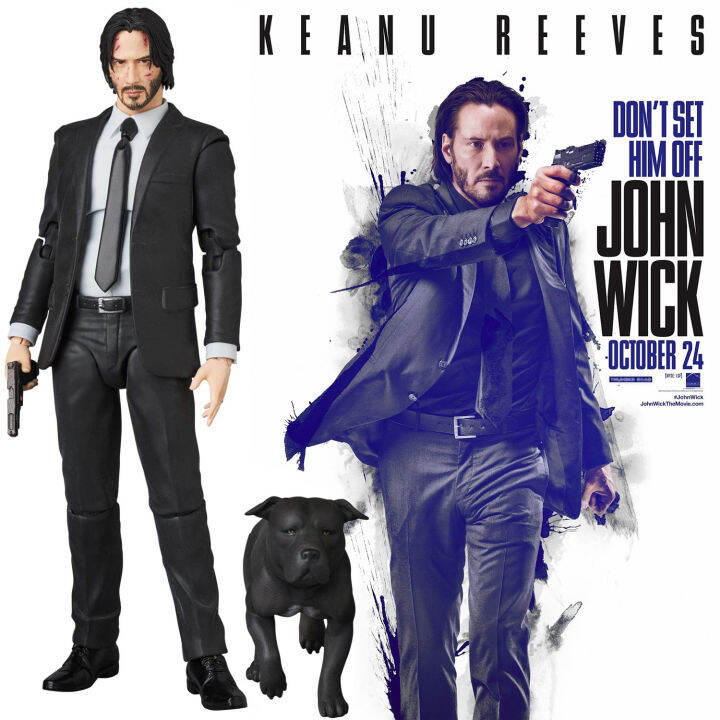 Figma ฟิกม่า Figure Action จากหนังดัง John Wick จอห์น วิค แรงกว่านรก เคอานู Keanu Charles Reeves ...
