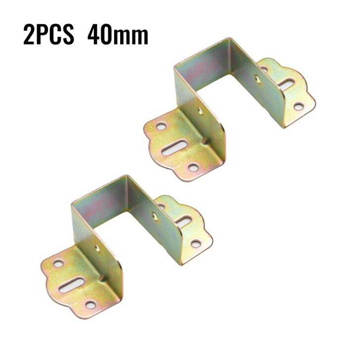 Bed Hinge Bed Rail Brackets Bracket Iron Kit Metal Pack Replace 2 Piece ...