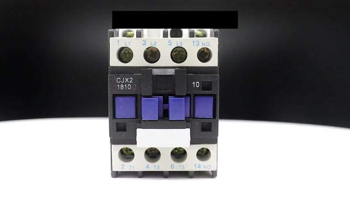 CJX2-1810 Din Rail AC Motor contactor 18A 3Pole 3Phase 5060HZ switch ...
