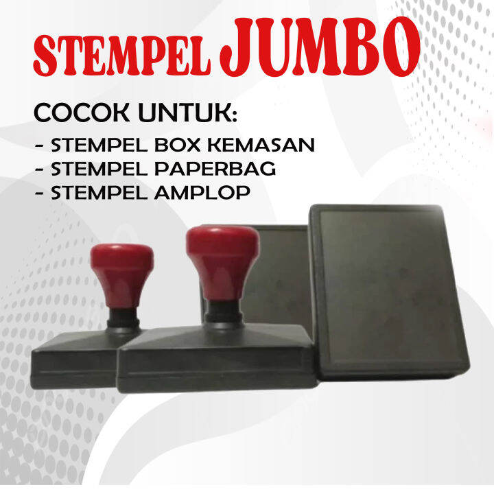 Stempel Flash JUMBO - stempel box - stample kemasan - stemple dus ...