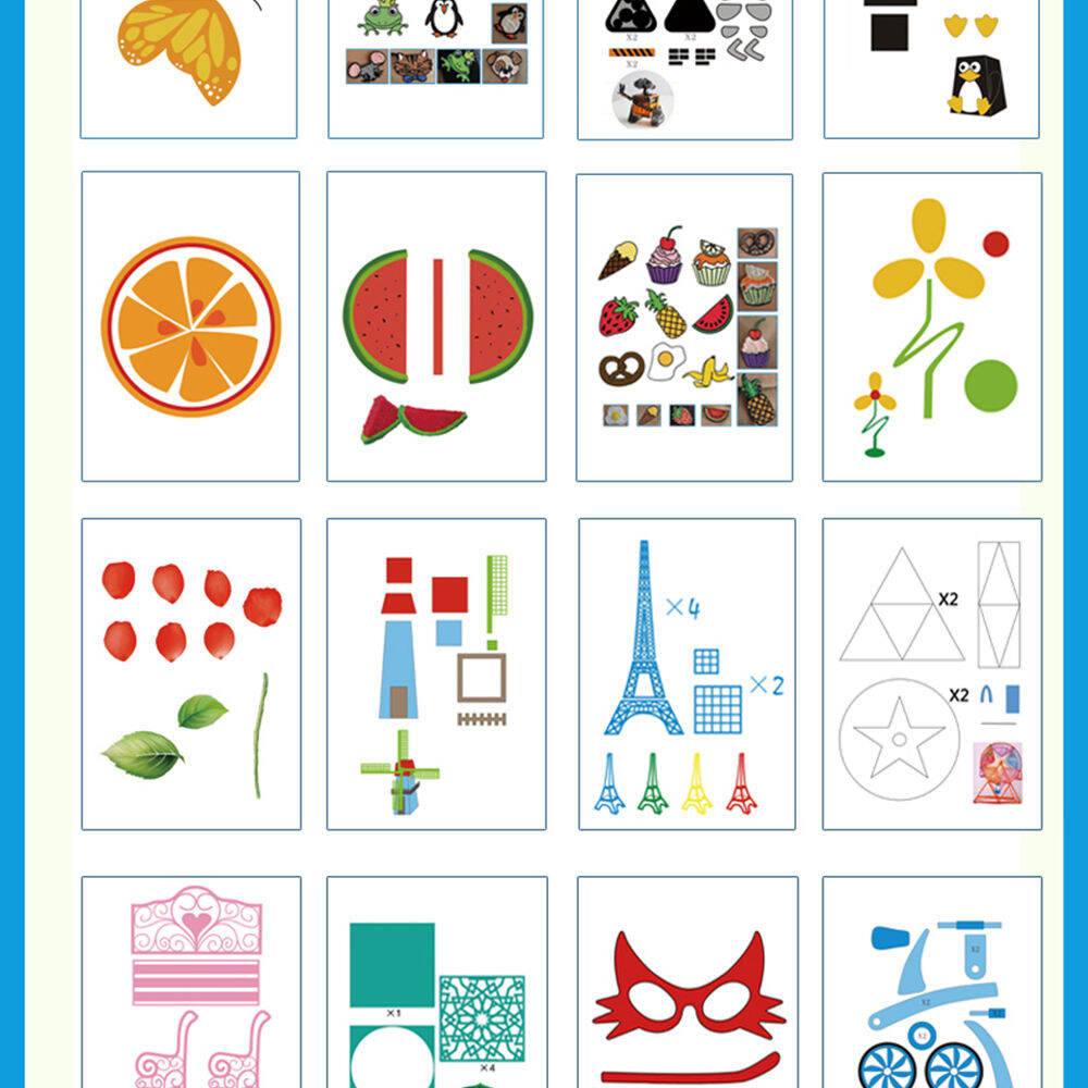 22patterns + 40patterns 3D Pen Template Pattern Book Album With ...