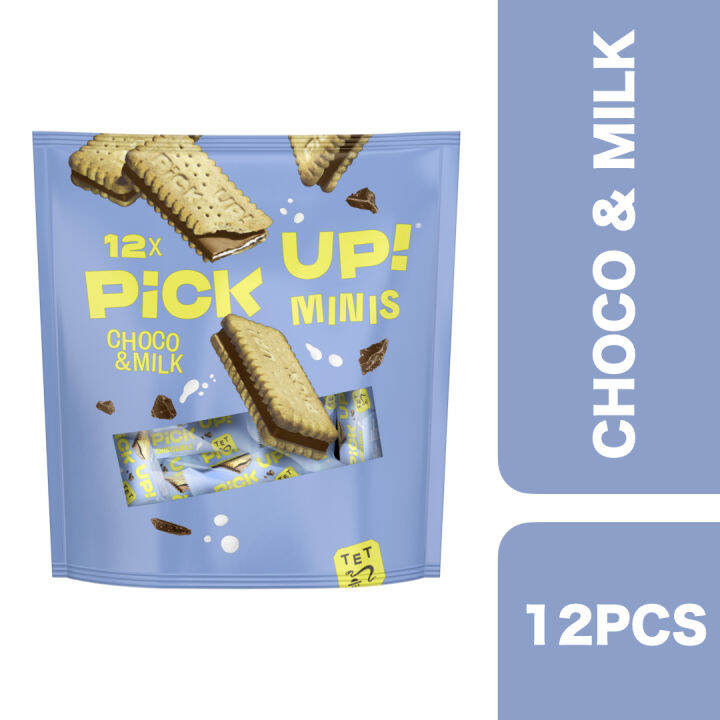 Bahlsen Leibniz Pick Up Choco and Milk Biscuit 12PCS ++ บาวเซ่น พิคอัพบ ...