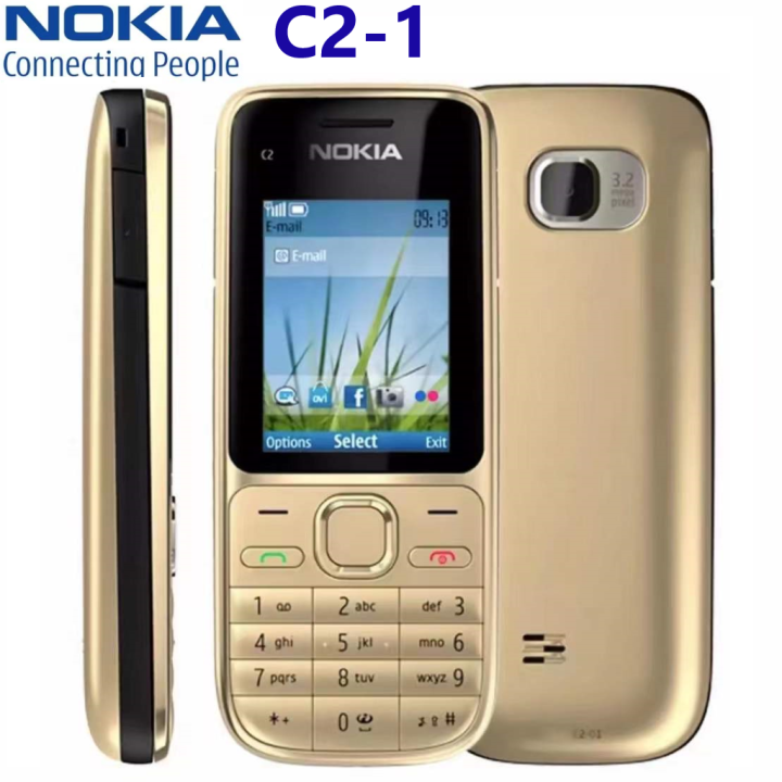 Nokia C2-1 โทรศัพท์มือถือปุ่มกด โทรศัพท์มือถือโนเกีย เสียงดังดี ซิม ...