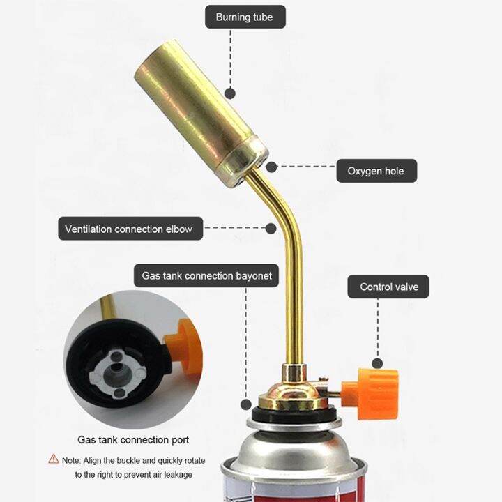 Adjustable Blow Torch Butane Gas Torch Gun Portable Butane Welding Air ...
