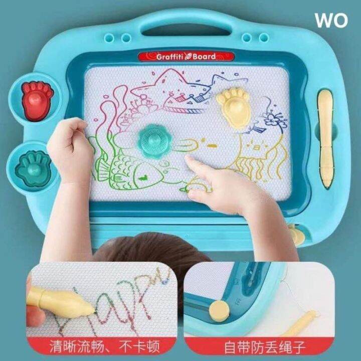 Magnetic Magic Sketchpad Slate Toddlers Kids Children Mini Drawing ...