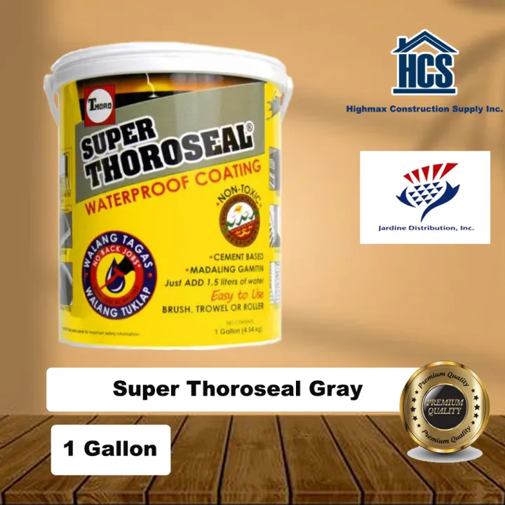 Jardine Super Thoroseal Gray - 1 Gallon | Lazada PH