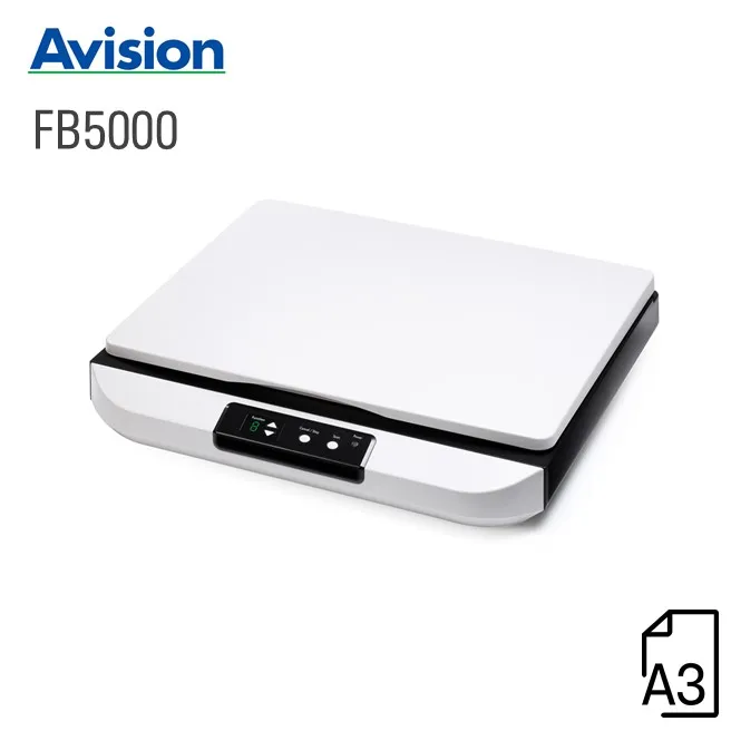 สแกนเนอร์ ขนาด A3 Flatbed Avision รุ่น FB5000 ( แถมฟรี ถุงผ้า avision รักษ์โลก ) | Lazada.co.th