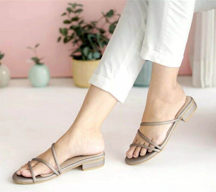 SANDAL HAK TAHU MODEL TALI TERBARU | Lazada Indonesia