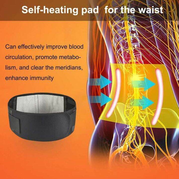 Self-Heating Magnetic Therapy Lumbar Waist Protection Belt | Lazada PH
