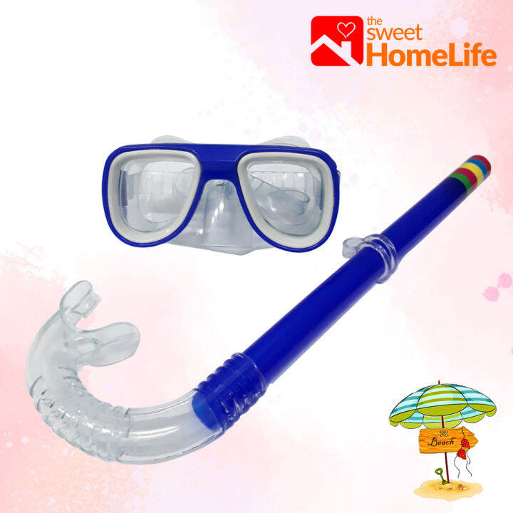 Emall Philippines Snorkeling Set 1004P-1 Teens/Kids Snorkel Goggles Set ...