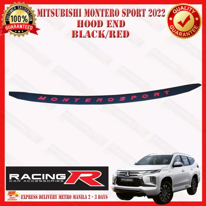Mitsubishi Montero 2020 to 2023 OEM Hood End Black/Red 2021 | Lazada PH