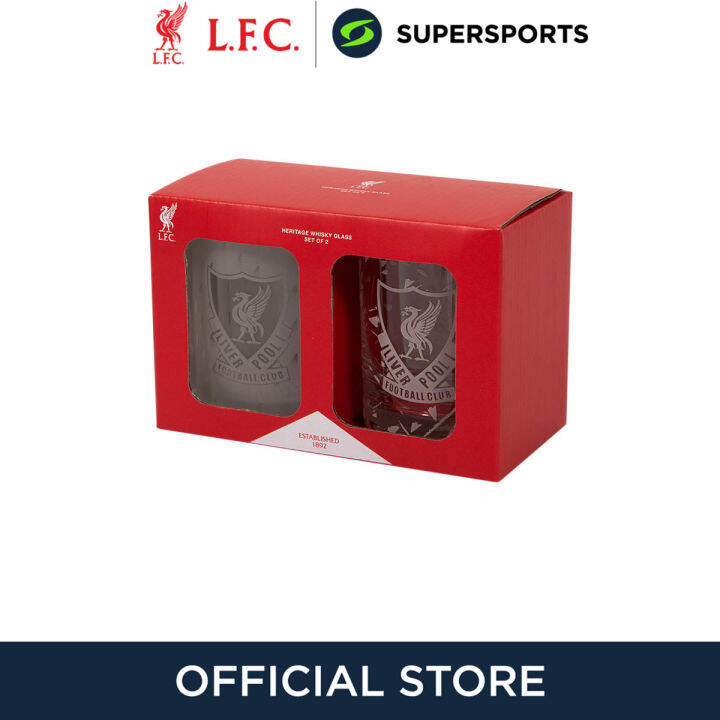 LIVERPOOL FOOTBALL CLUB Heritage Glass Set (2 Per kit) | Lazada.co.th