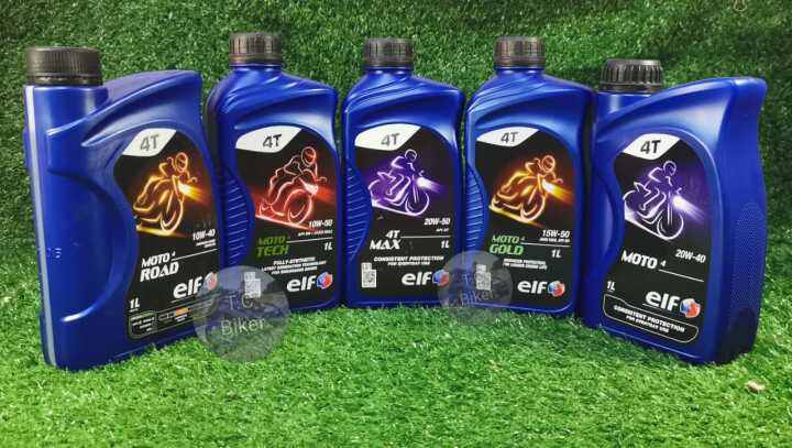 ELF 4T OIL MOTOCYCLE ENGINE OIL ELF MINYAK HITAM (1L) | Lazada