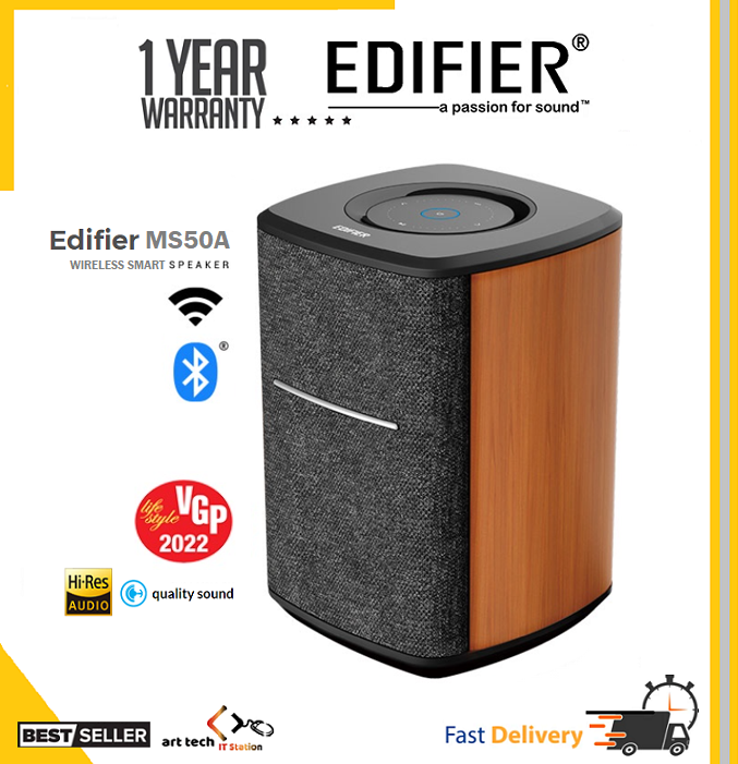 Edifier MS50A Classic WiFi Speaker | Alexa | Amazon Echo | Smart Touch ...