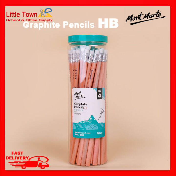 1pce Mont marte graphite pencils HB signature | Lazada PH