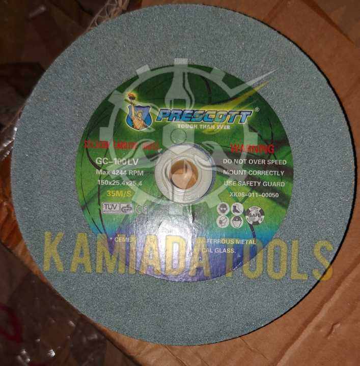 Batu Gerinda Duduk 6" Prescott/batu Poles Hijau/Batu Asah Poles ...