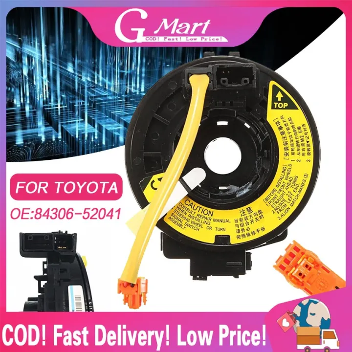 New Spiral Cable Clock Spring 84306-52041 for Toyota Corolla Spiral ...