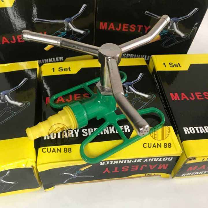 Springkel Air Taman Putar Rotary 360° Sprinkler Taman Kebun Sprinkler ...