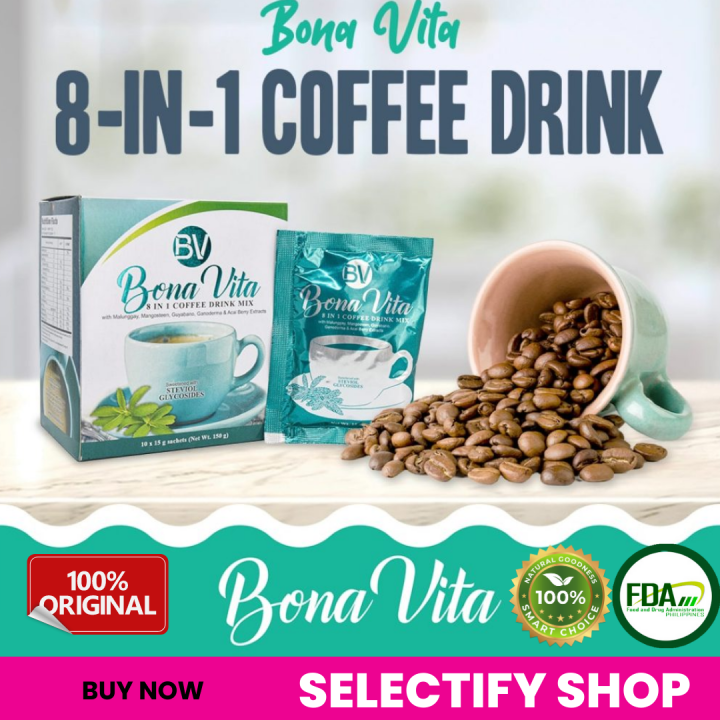 bonavita original 8in1 coffee with mangosteen guyabano malungay promo lowest price 10sachets x ...