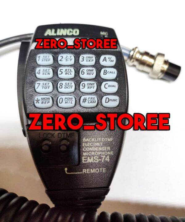 Rig Alinco EMS-74 Mic DR-138 MIK EMS74 DR138 Mig EMS 74 Microphone 138 | Lazada Indonesia