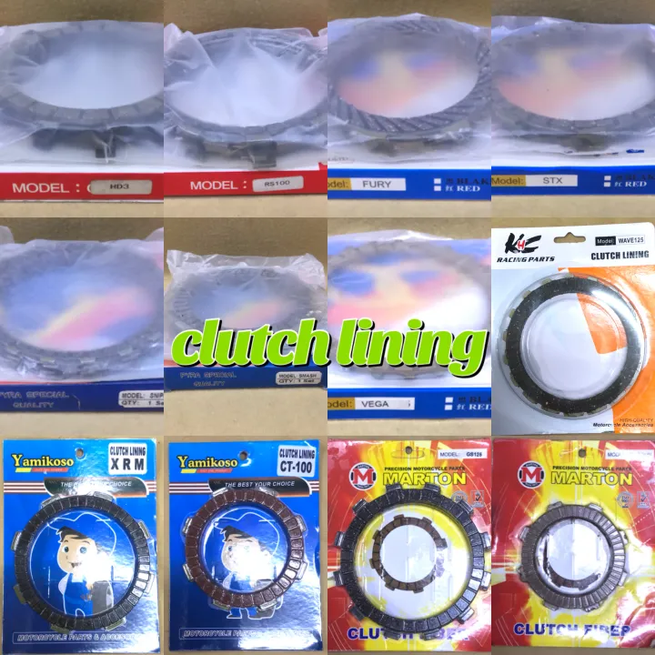 MOTORCYCLE CLUTCH LINING | Lazada PH