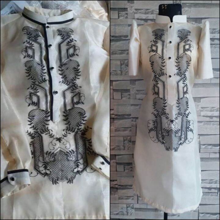 《Shibel dress》 couple barong and lady barong dress maria clara | Lazada PH