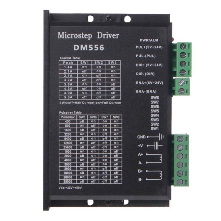 Digital Stepper Driver, Dm556 Progressive Motor Driver Is Suitable for Nema 23, Nema 24 and ...