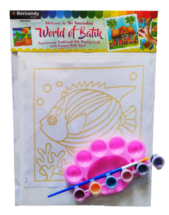 Bernandy DIY Batik Painting Kit 自助巴迪染色套件 Batik 106 - Fish | Lazada