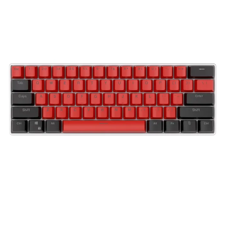 61 Keys PBT Keycaps Two-color Injection Molding OEM Mechanical Keyboard ...