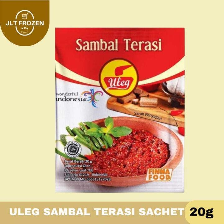 Sambal Terasi Uleg Finna Sachet - 20g [1pcs / 10pcs] | Lazada Indonesia