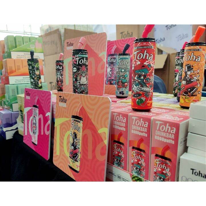 Toha 100 Legit Disposable Vape Pod Up To 6000 Puffs Rechargeable 1MAX ...