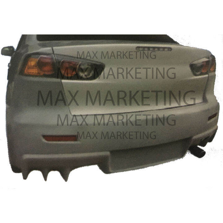 B1285 PROTON INSPIRA / LANCER REAR BUMPER (EVO-10) FIBERGLASS BODY KIT ...