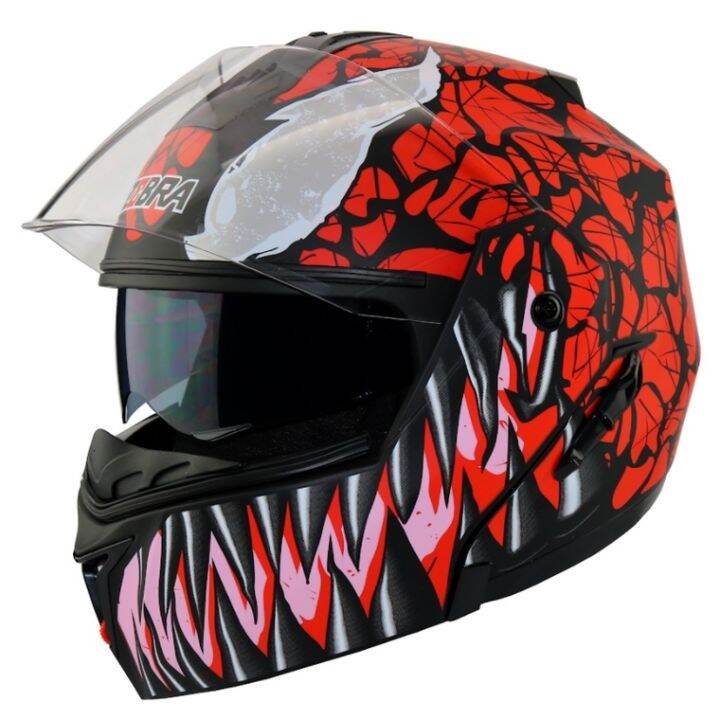 Helmet 78 ZEBRA YM602 MODULAR FULLFACE MOTORCYCLE HELMET | Lazada PH