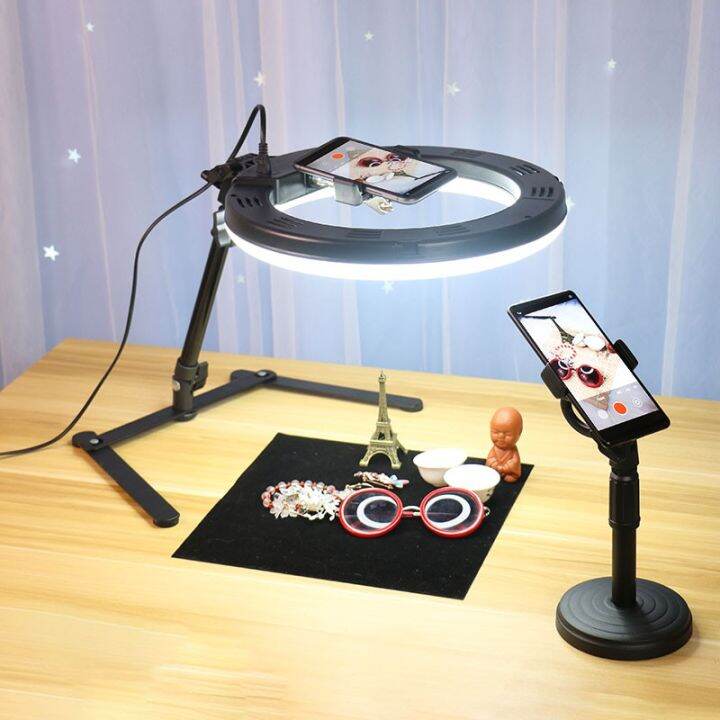 Table top ring light adjustable LED Ring Light Mobile Smart Phone ...