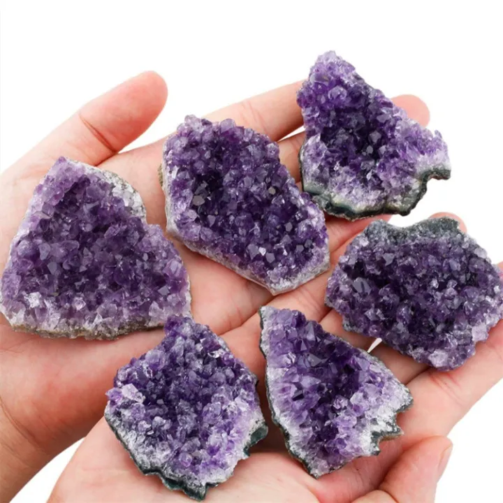 Amethyst Clusters Natural Raw Amethyst Geode Rock Crystal Healing ...