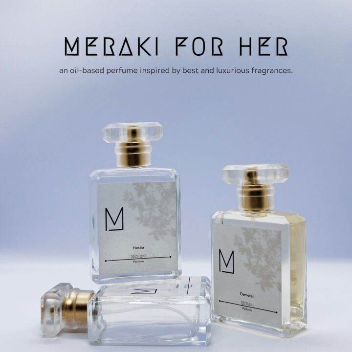 ♢Meraki for Her - Oil-based Perfumes - 60 ML | Lazada PH