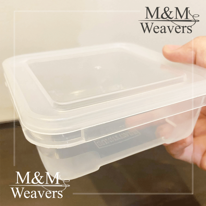 Stackable Plasticware Container / Food Container 12Lx12Wx4D cm High ...