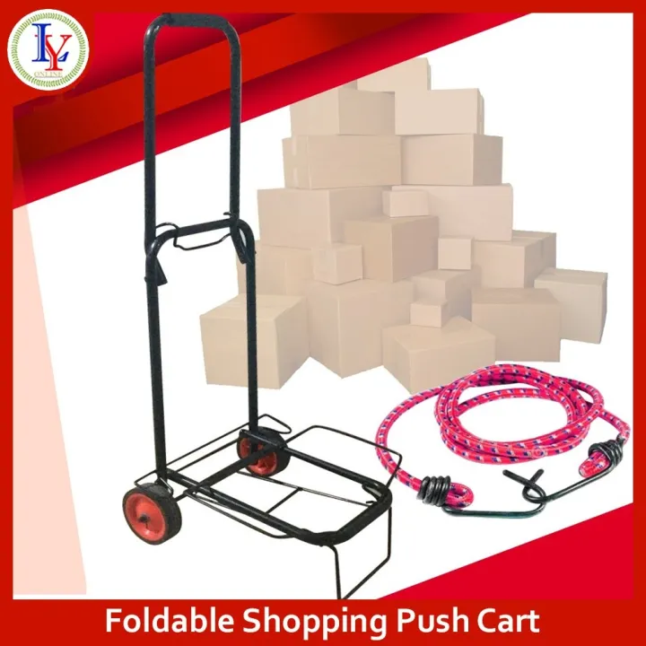 Foldable Shopping Push Cart Trolley (S) OEM | Lazada PH