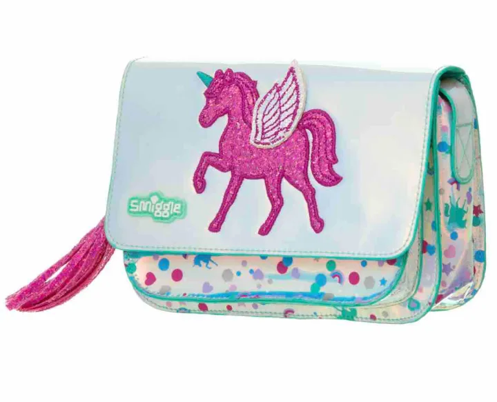 Authentic Smiggle Believe Kimmi Unicorn Shoulder Bag | Lazada PH