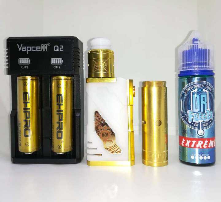 Empire Mini Full Mechanical Vape color black or white complete set 1.1 ...