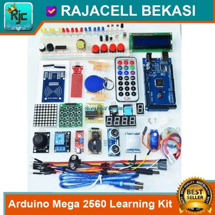 Arduino Mega 2560 R3 Starter Learning Kit + Breadboard + Sensor + LCD ...