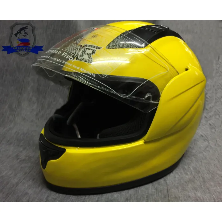 RXR 628B Full Face Motorcycle Helmet(Yellow) | Lazada PH