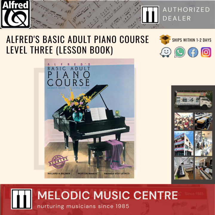 Alfred’s Basic Adult Piano Course Lesson Book Level 3 | Lazada