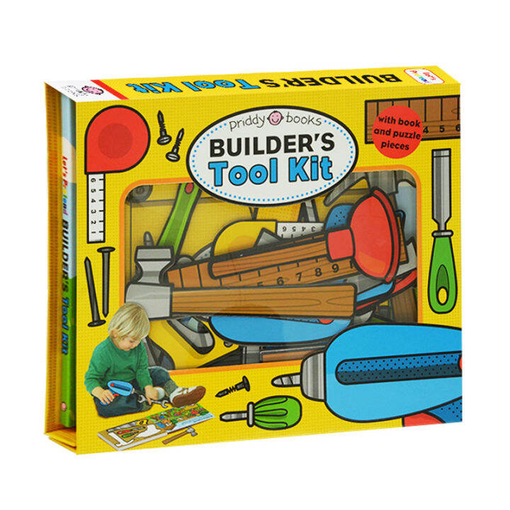 Bill bear baby English original picture book reading let' S pretend builders tool kit small role ...