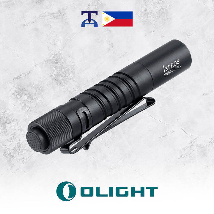 Olight I3T EOS 180 Lumens Dual-Output Slim EDC Tail-Switch Flashlight ...