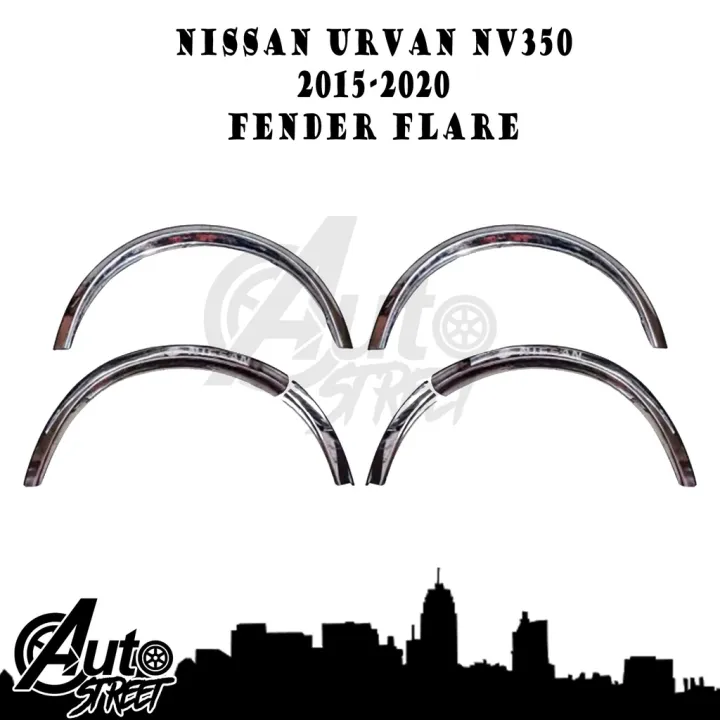Nissan NV350 2015-2020 Stainless Fender Flare (Silver) | Lazada PH