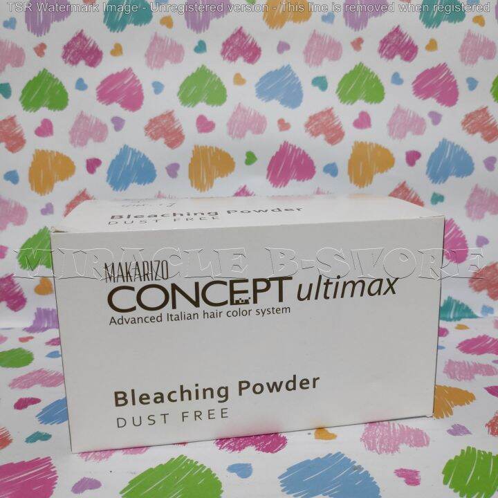 MAKARIZO CONCEPT ULTIMAX BLEACHING POWDER SACHET 15 GR 1 BOX / MAKARIZO ...