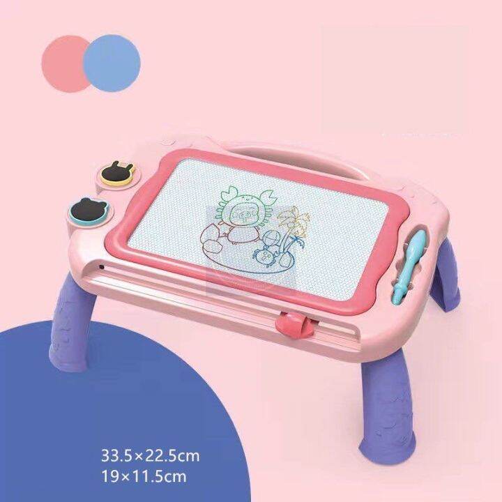 Magnetic Magic Sketchpad for Kids Mini Drawing Board Table with Legs ...